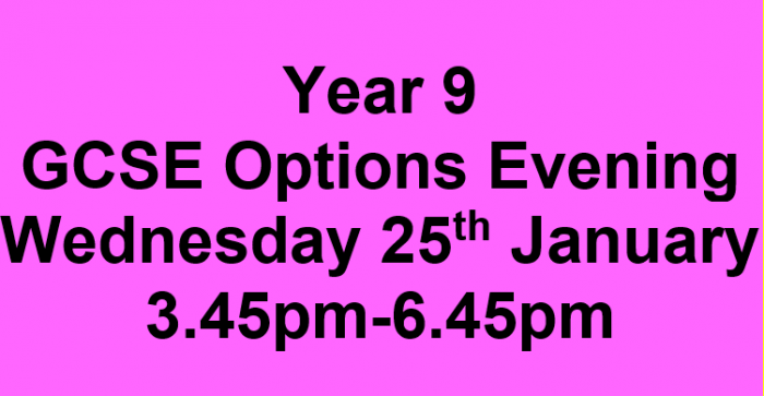 Jo Richardson Community School | GCSE Options Evening